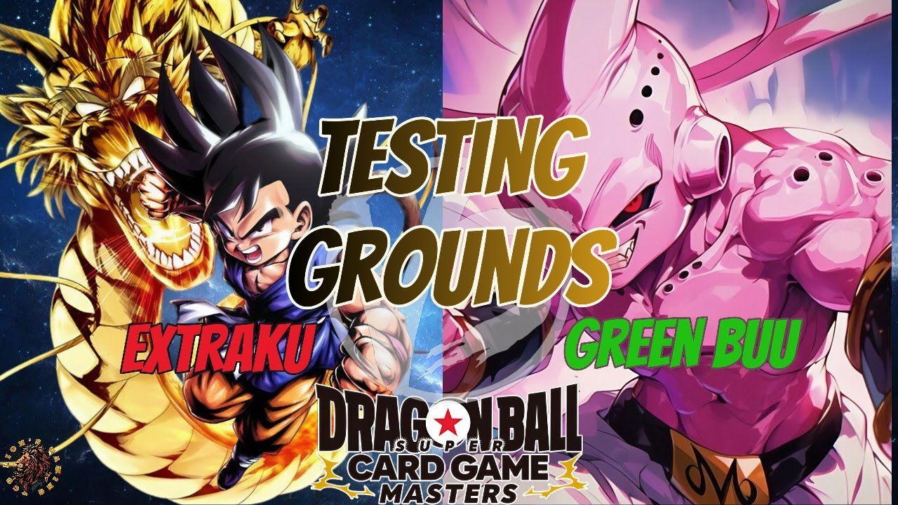 Dragon Ball Masters testing session Green Buu vs Goku GT/18 Red/Black ...
