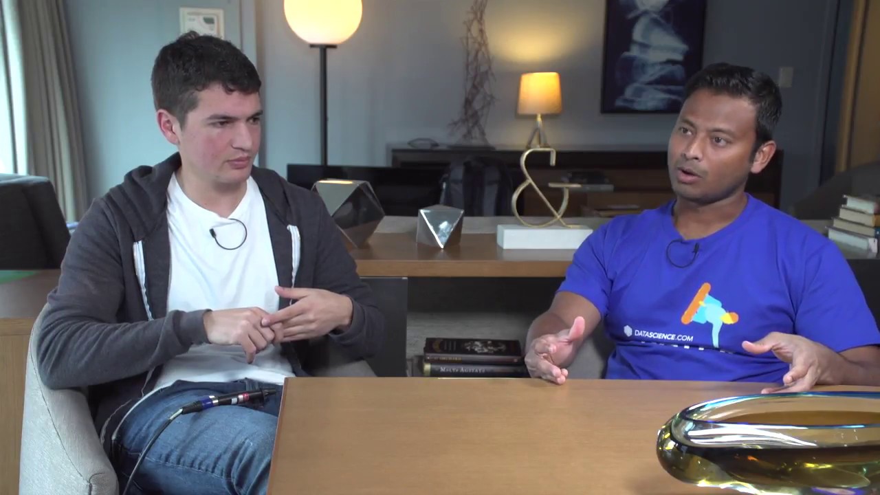 Pramit Choudhary Aaron Kramer interviewed at O'Reilly JupyterCon - YouTube