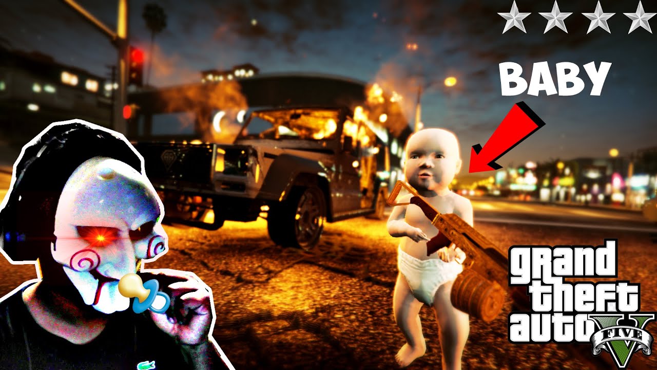 GTA 5 This Baby Mod is Very Funny - YouTube