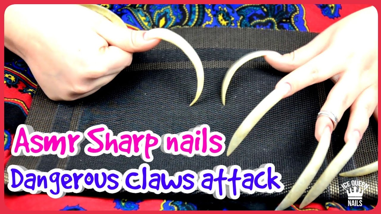 ASMR EXTREME AGGRESSIVE LONG NAILS SCRATCHING HARD - YouTube