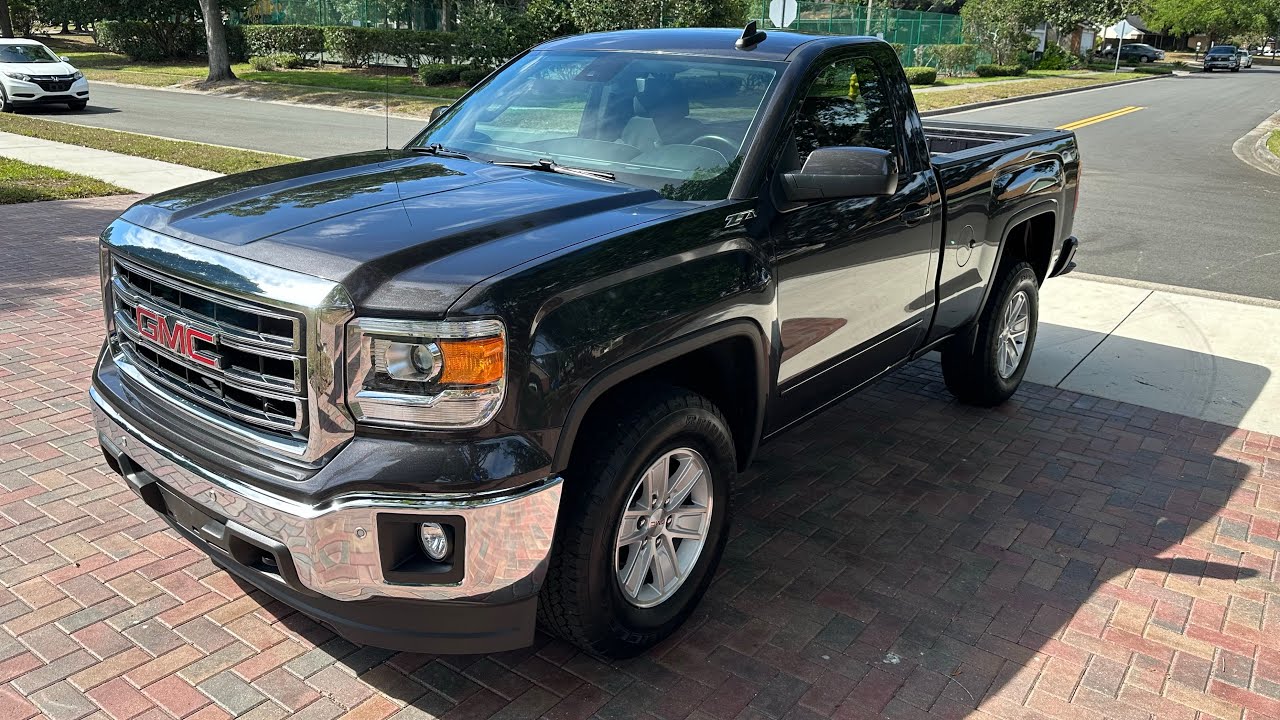 2015 GMC Sierra SLE 19k miles regular cab short bed RCSB fully loaded 5 ...