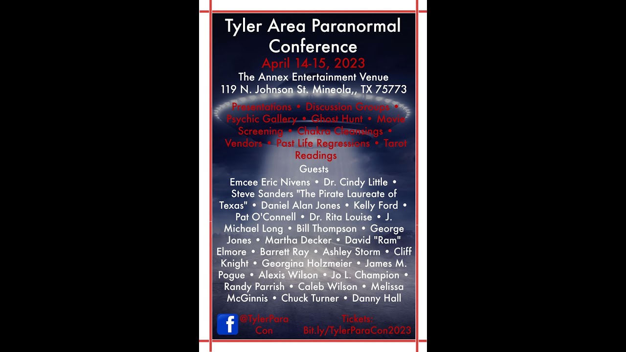 Ghosts & Spirits (LIVE): Let's chat about my Tyler Paranormal Con visit ...