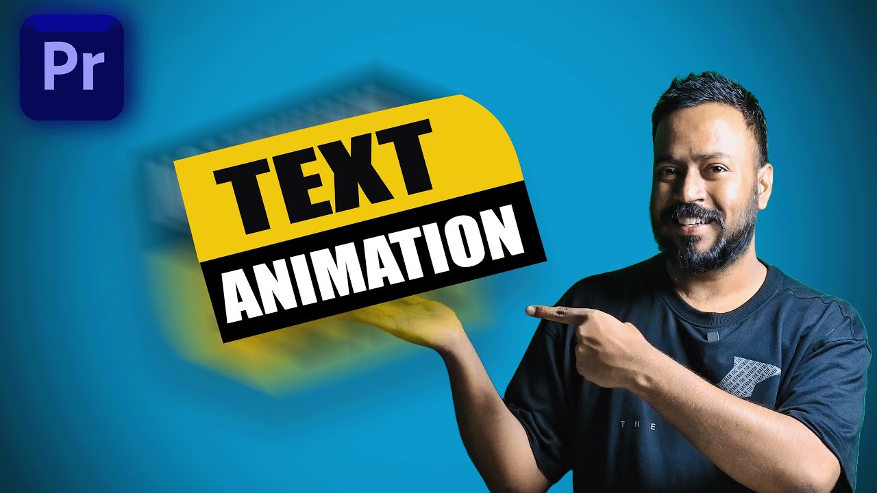 How to Create TEXT ANIMATION (Premiere Pro Tutorial) Hindi - YouTube