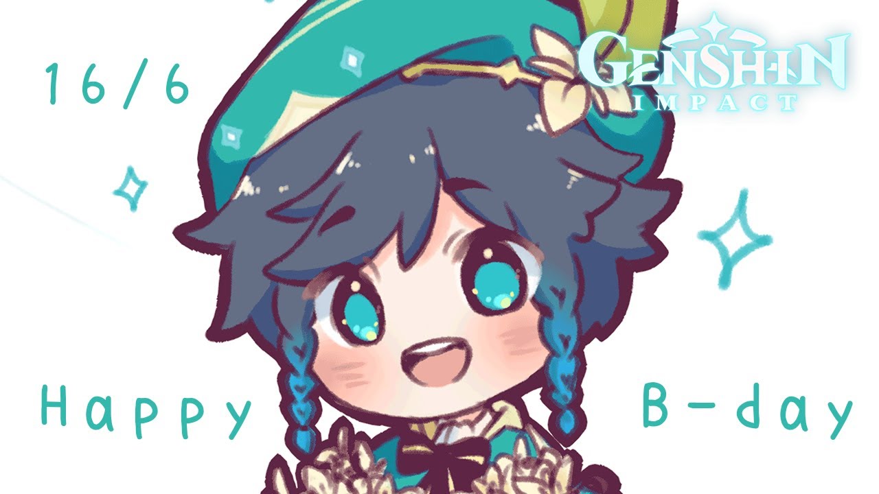 Venti Bday!! Animation - Genshin Impact - YouTube