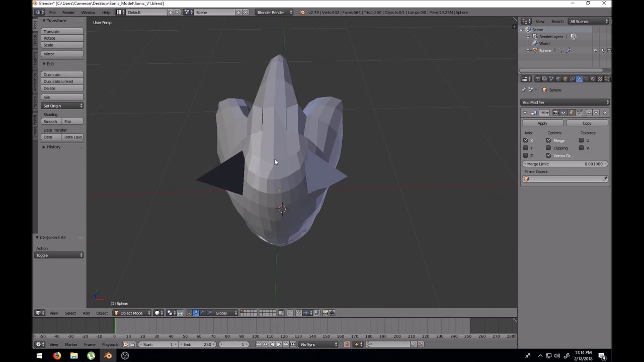 Sonic Speed Modeling - Part One - YouTube