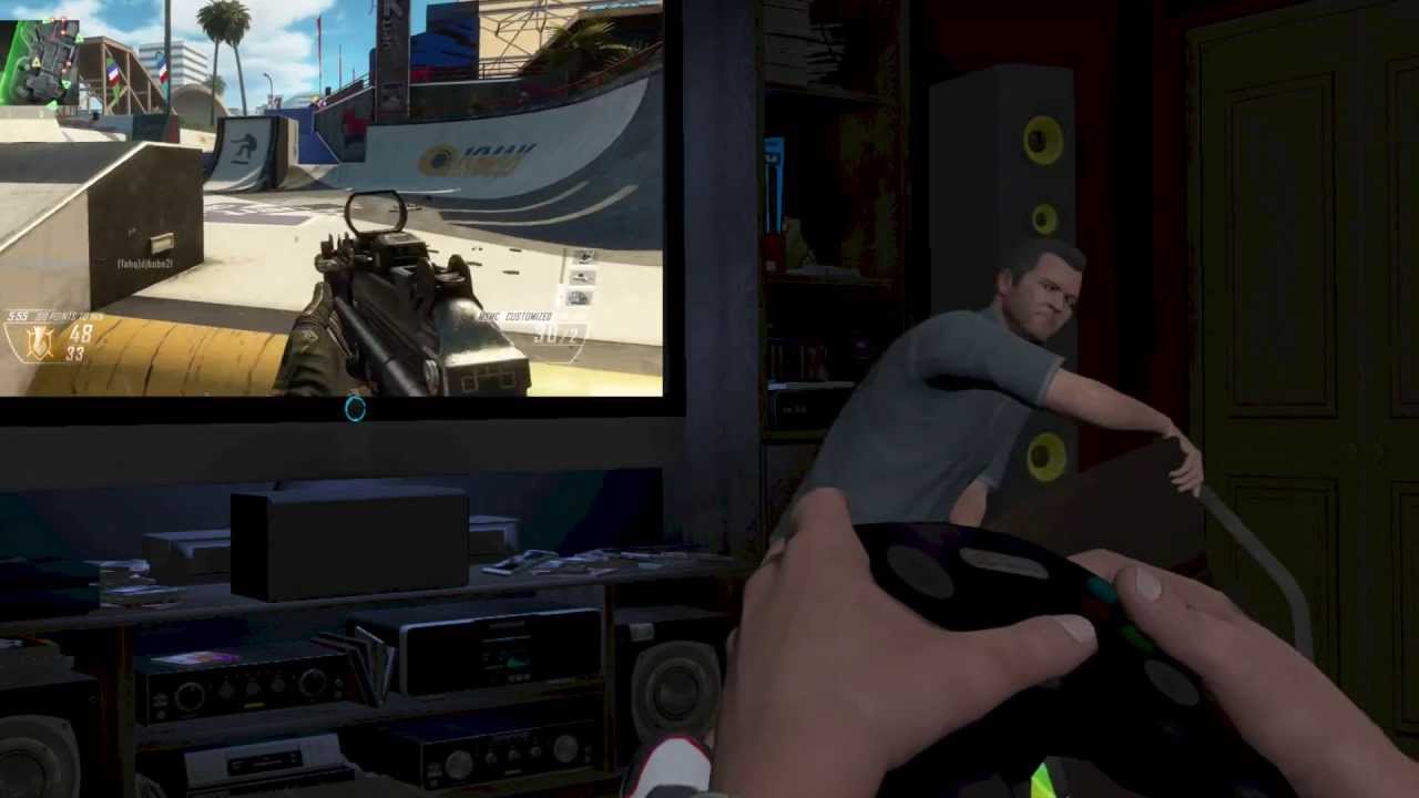 Father Destroys Kids TV Xbox for Playing Call of Duty Black Ops 2 (GTA ...