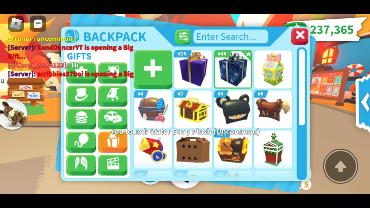 Opening 125 gifts in gift refesh in adopt me - YouTube