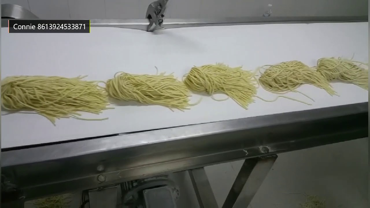 Wet Noodles packing solution for vertical packing - YouTube