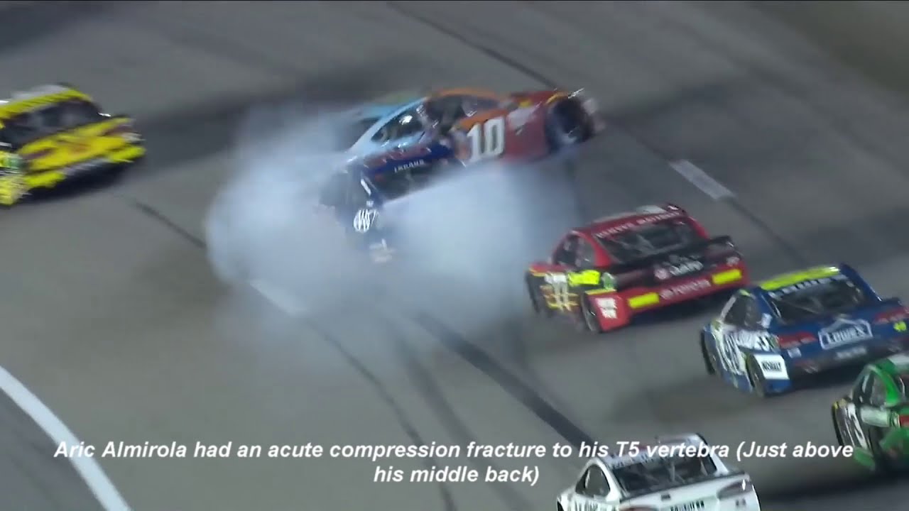 NASCAR Worst Driver Injuries Part 4 - YouTube