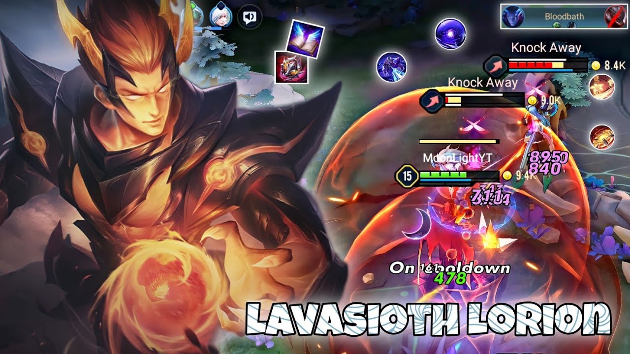 Lorion New Skin "Lavasioth" Mid Lane Pro Gameplay | Arena of Valor ...