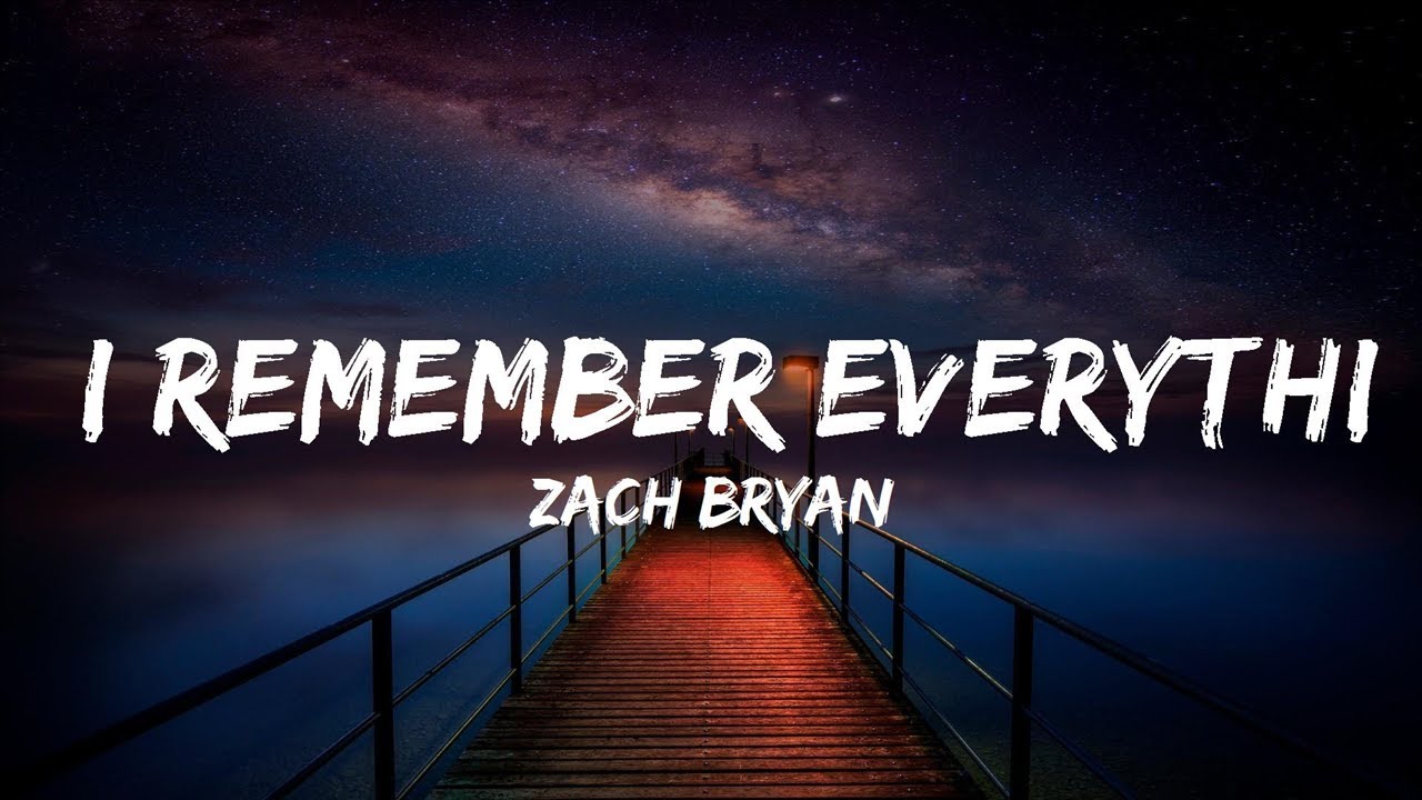 Zach Bryan - I Remember Everything (Lyrics) ft. Kacey Musgraves - YouTube