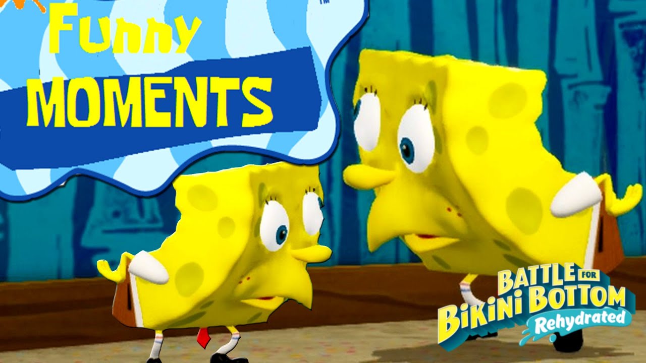 SpongeBob: Battle for Bikini Bottom Rehydrated FUNNY MOMENTS #1 - YouTube
