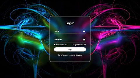 Login and Registration Form HTML CSS Javascript - YouTube