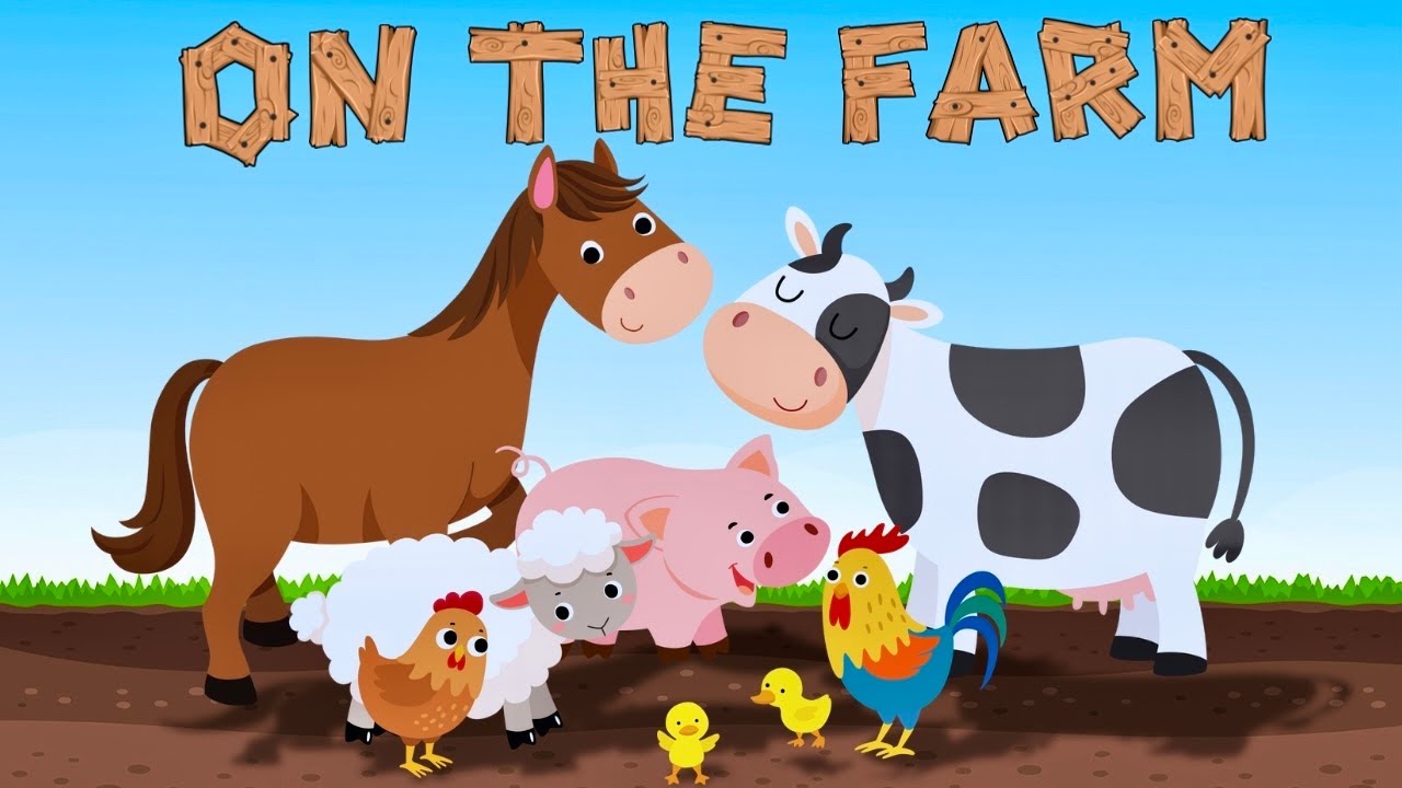 On the Farm Animals Fun | Learning Animals for Babies | Fun Farm ...
