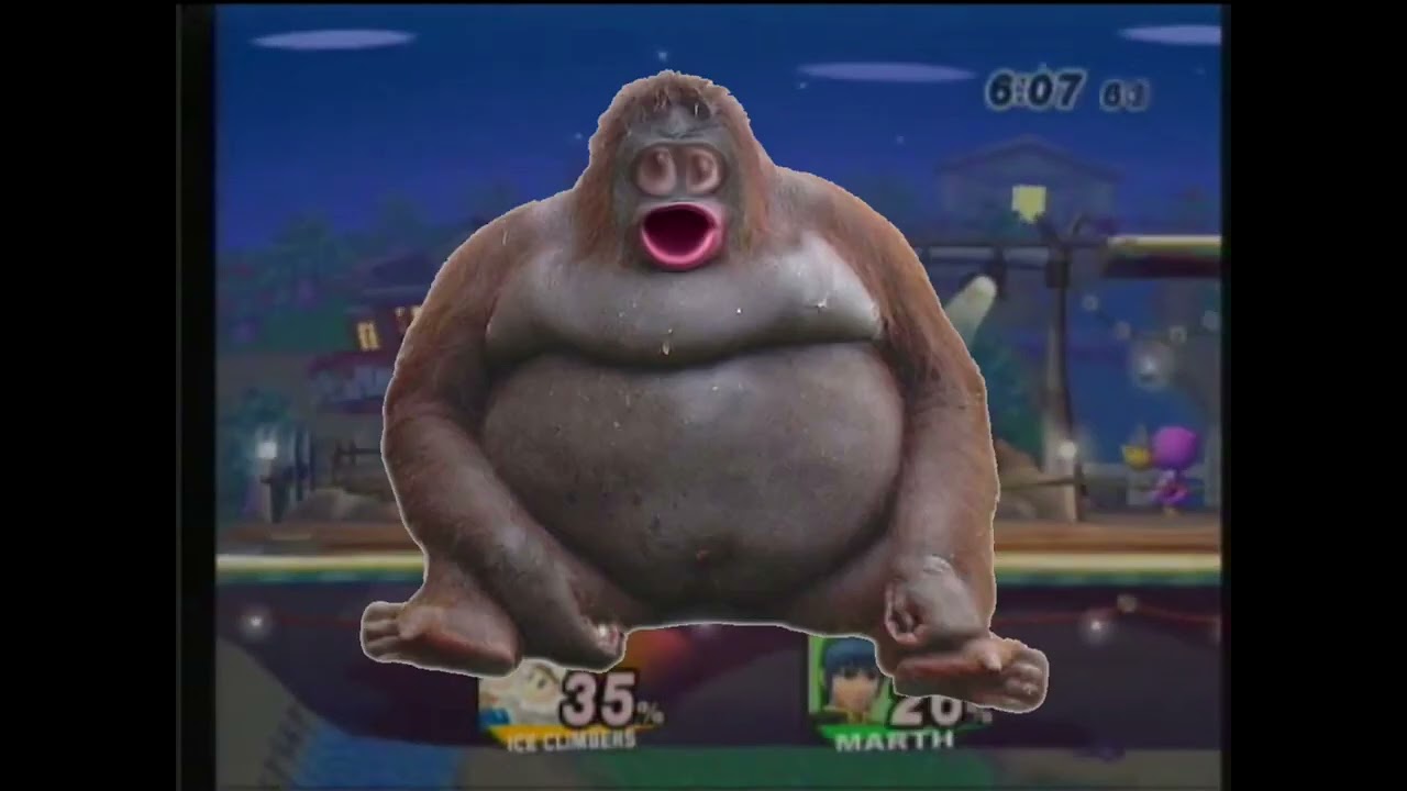 mikehaze screaming smash bros monke meme - YouTube