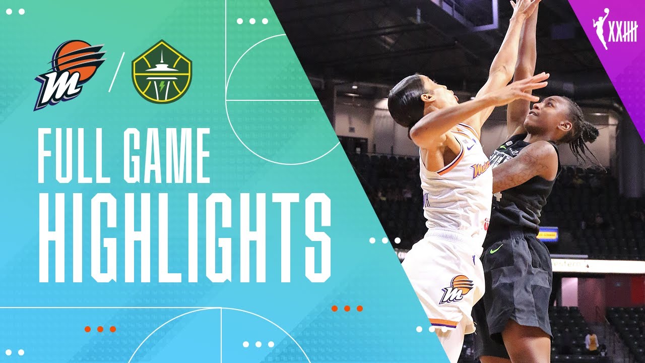 PHOENIX MERCURY vs. SEATTLE STORM | FULL GAME HIGHLIGHTS | July 11 ...