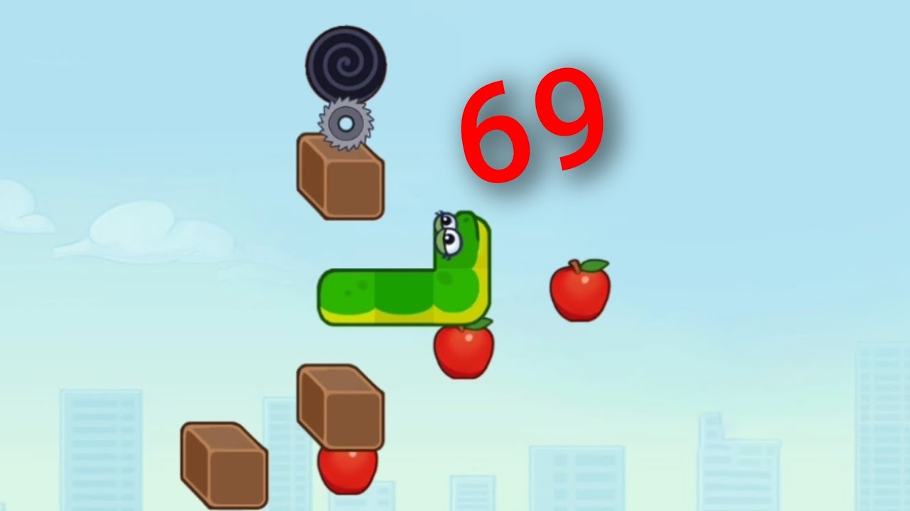 Snake Puzzle Slither to Eat gameplay walkthrough New game 69 - YouTube