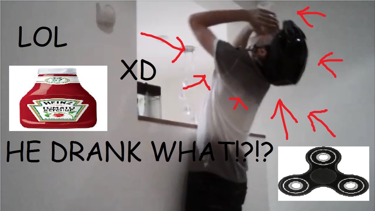 HowToWANKItUP | Glass of KETCHUP PRANK - YouTube