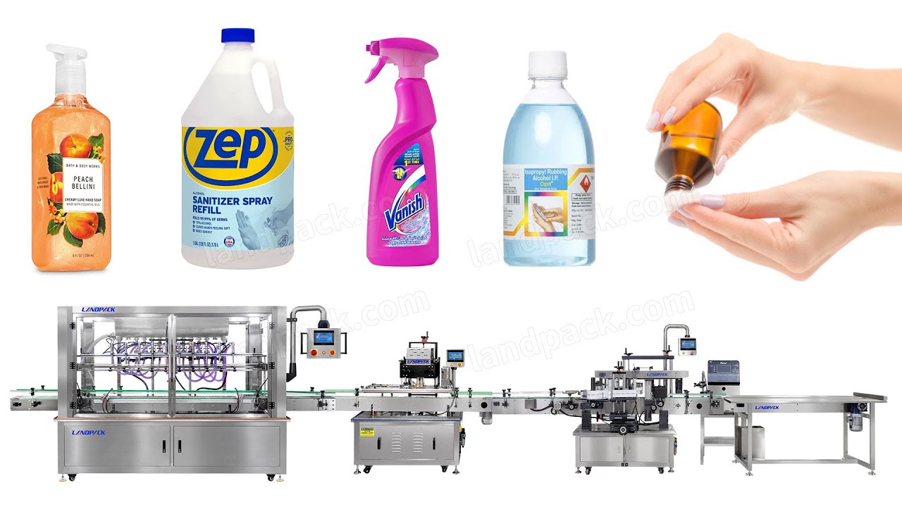 High Speed 10 Heads Plastic Bottle Gear Pump Chemical Liquid Filling ...