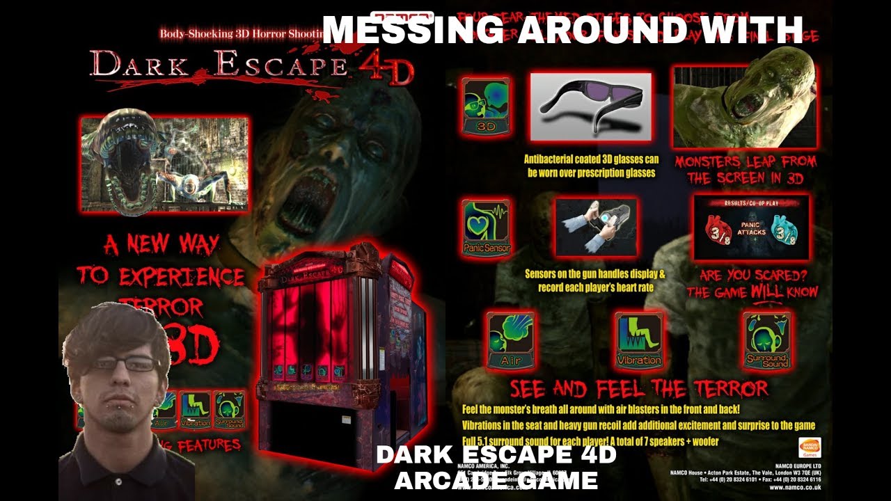 MESSING AROUND WITH: Dark Escape 4D Arcade Machine Game (Arcade) - YouTube
