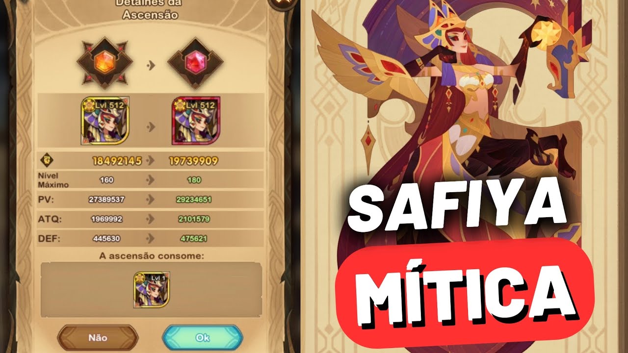 CONSEGUI A SAFIYA MÍTICA NO AFK ARENA - YouTube