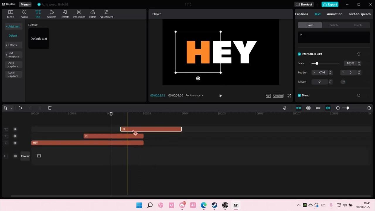 Text Explosion Effect Tutorial On CapCut PC - YouTube