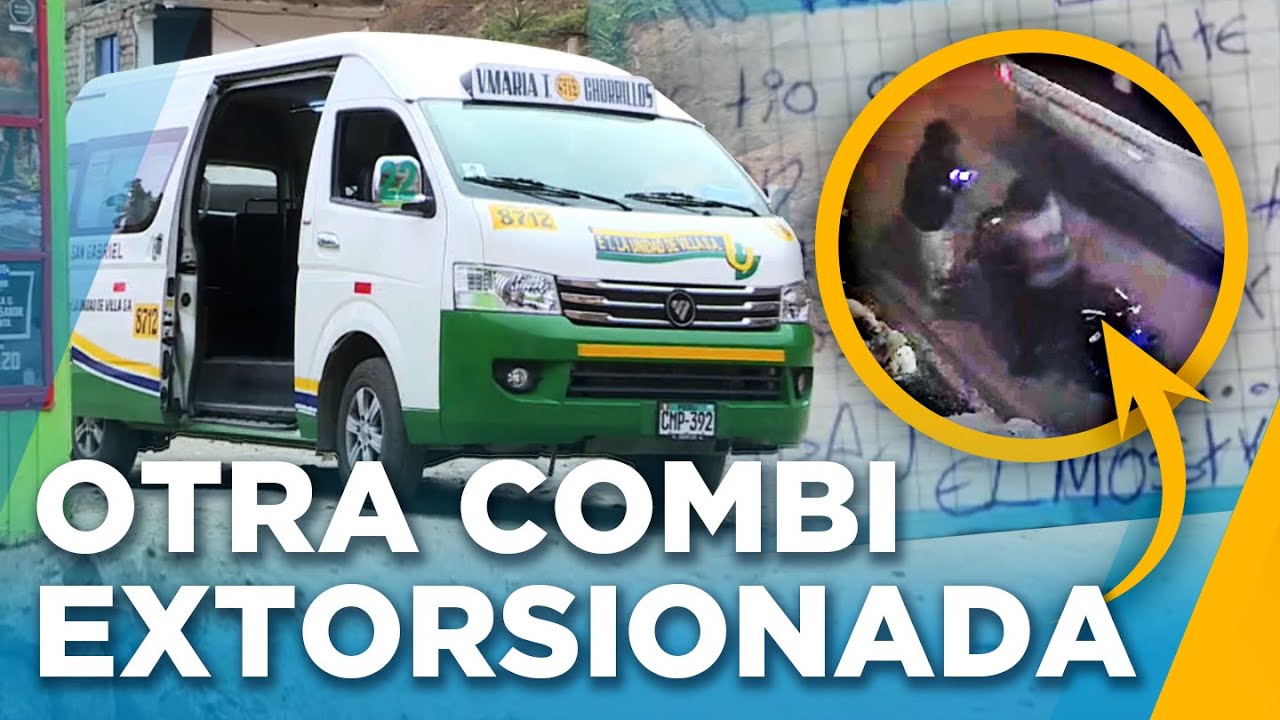 Sujetos son captados extorsionando a chofer de combi: Línea 22 en la ...