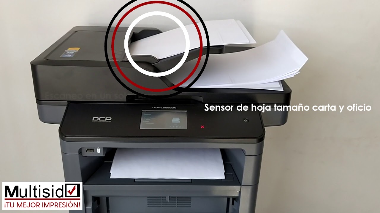REVIEW Brother DCPL-5650 DEMO --- Multisid Copiadoras - YouTube