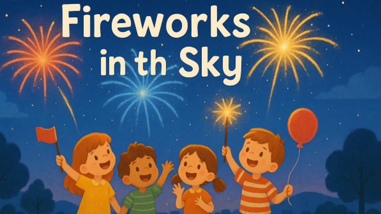Fireworks in the Sky | Fun English Song for Kids About Colors ...