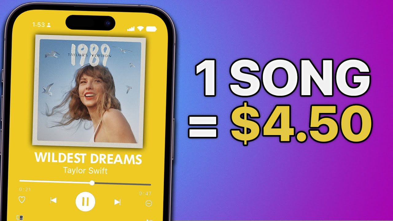 MAKE $4.50 PER SONG Listening To Music | Make Money Online 2024 - YouTube