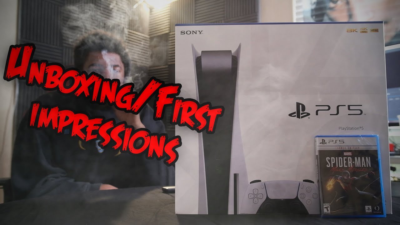 PS5 Unboxing and First impressions!! | The controller is FIRE!! - YouTube