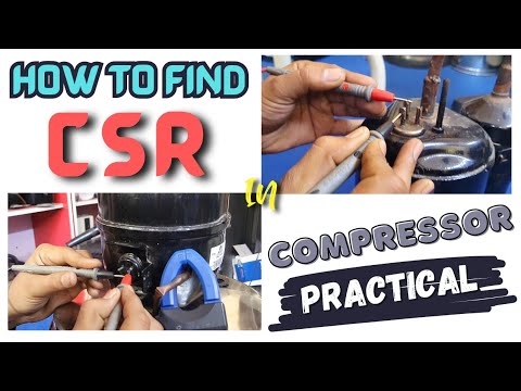 How to find CSR in compressor practical !! - YouTube