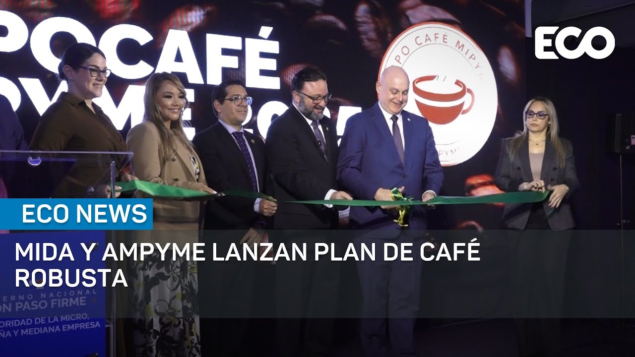 Mida y Ampyme lanzan plan de café robusta | #EcoNews - YouTube
