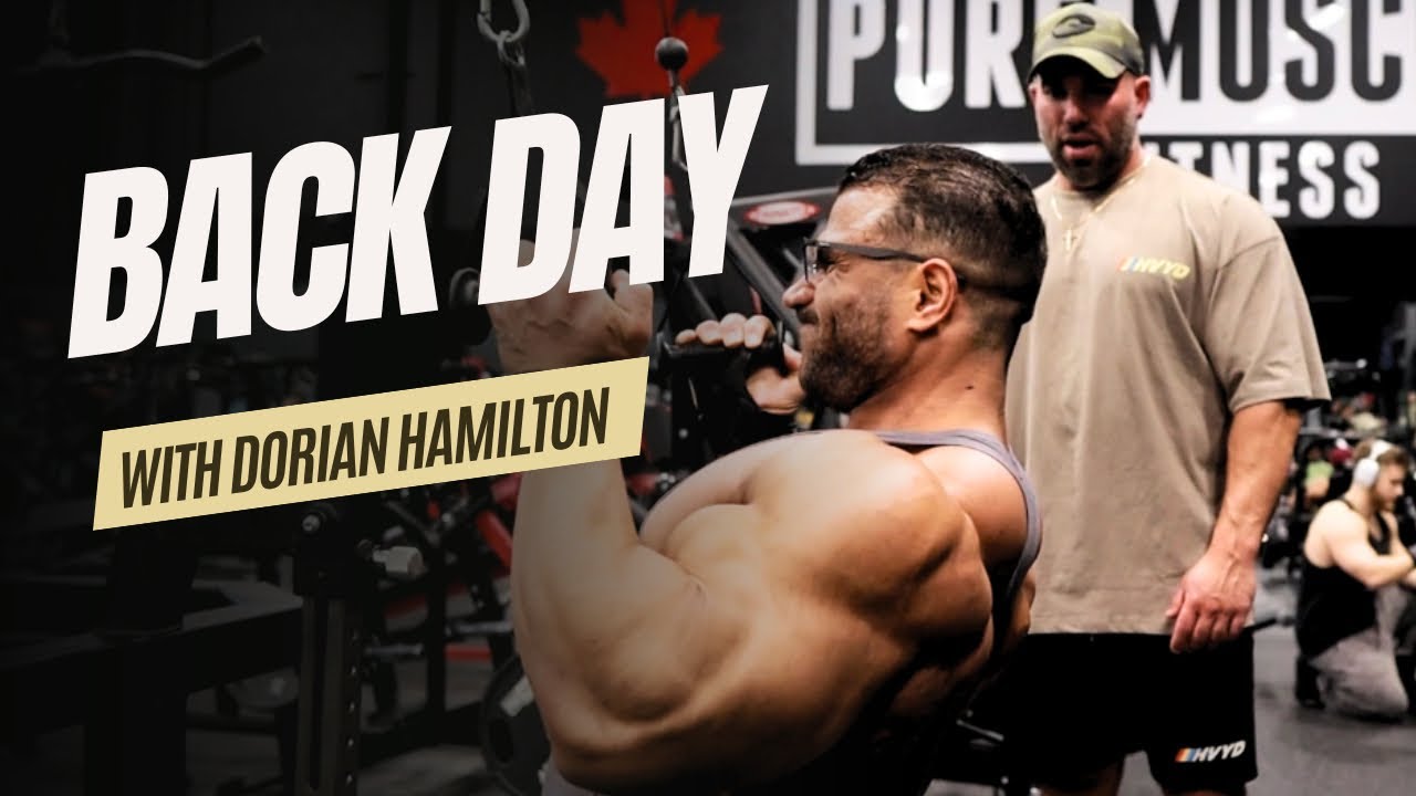 4 DAYS OUT | BACK WORKOUT | Ft. Dorian Hamilton | تمرين طهر مع مدربي ٤ ...