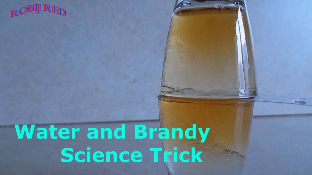Water and Brandy Science Trick - YouTube