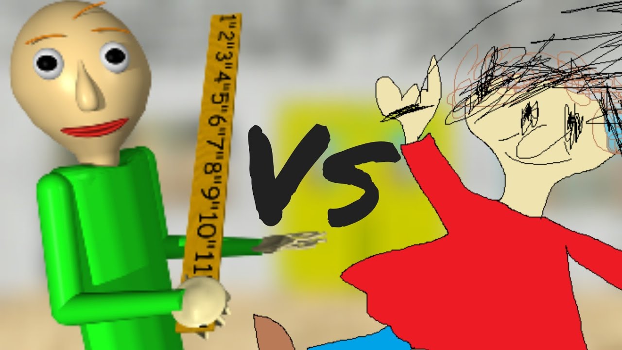Baldi's basics (Baldi vs Playtime) - YouTube