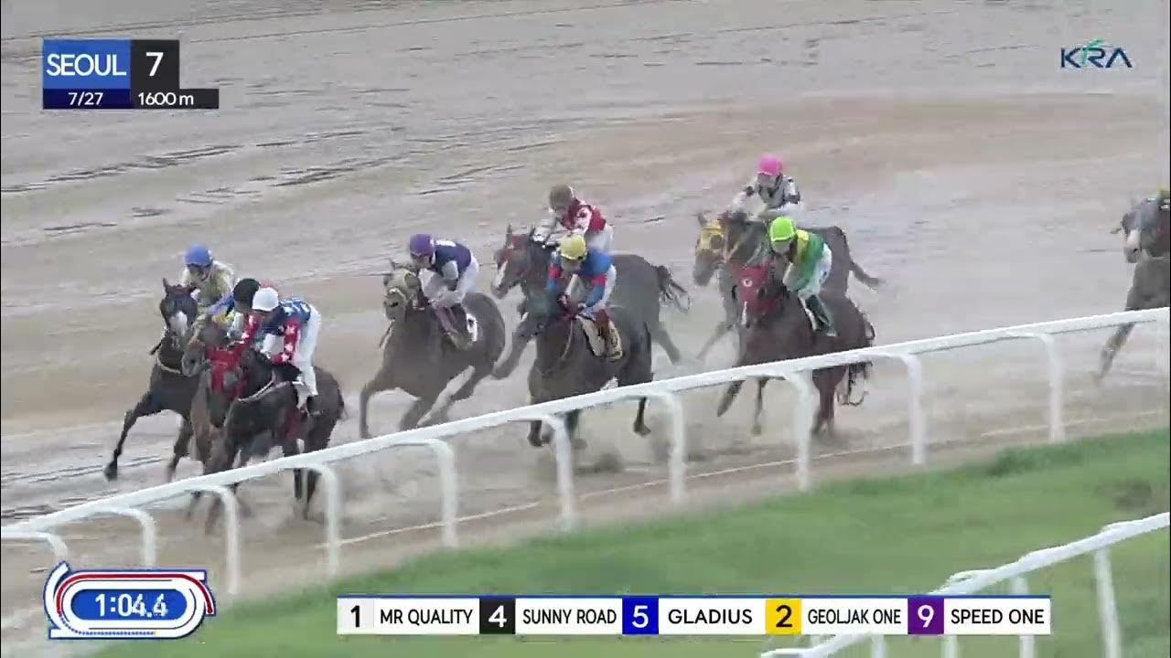 (Seoul) 2024.07.27 R7 Class 3 (1600M) Handicap - YouTube