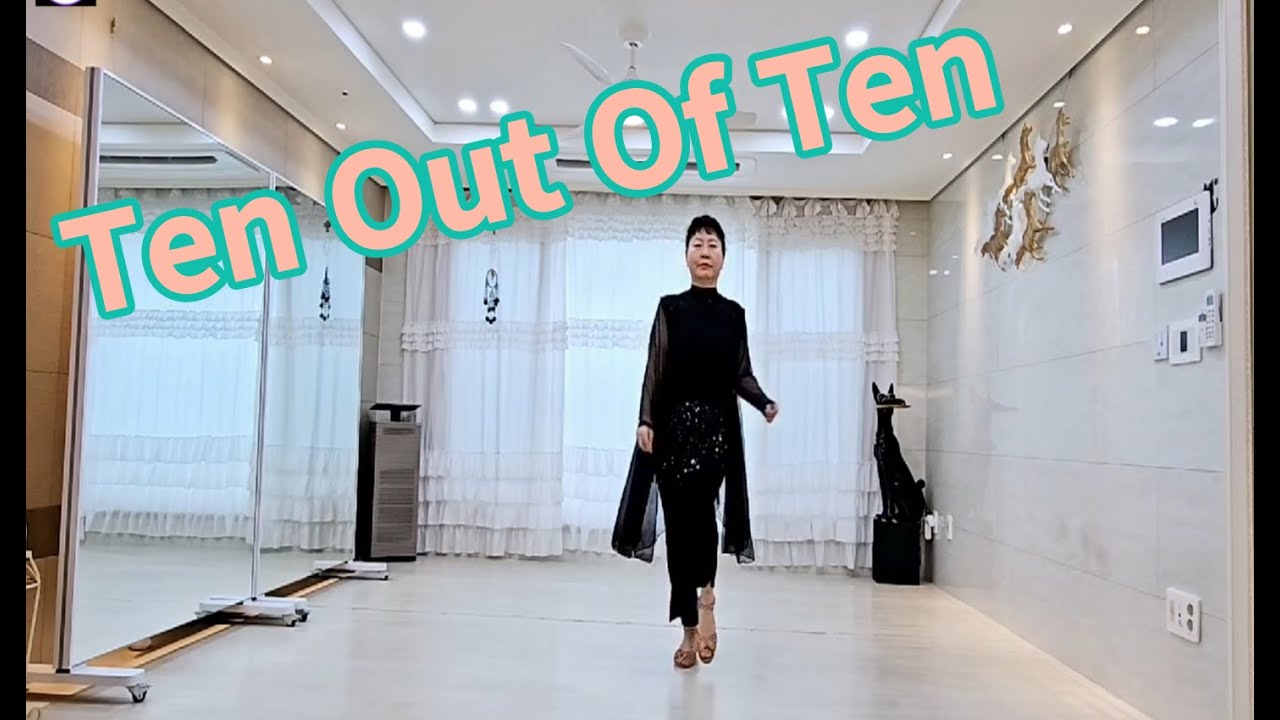 [ Ten Out Of Ten ] Linedance demo Improver #Sarahchoi #Linedance # ...
