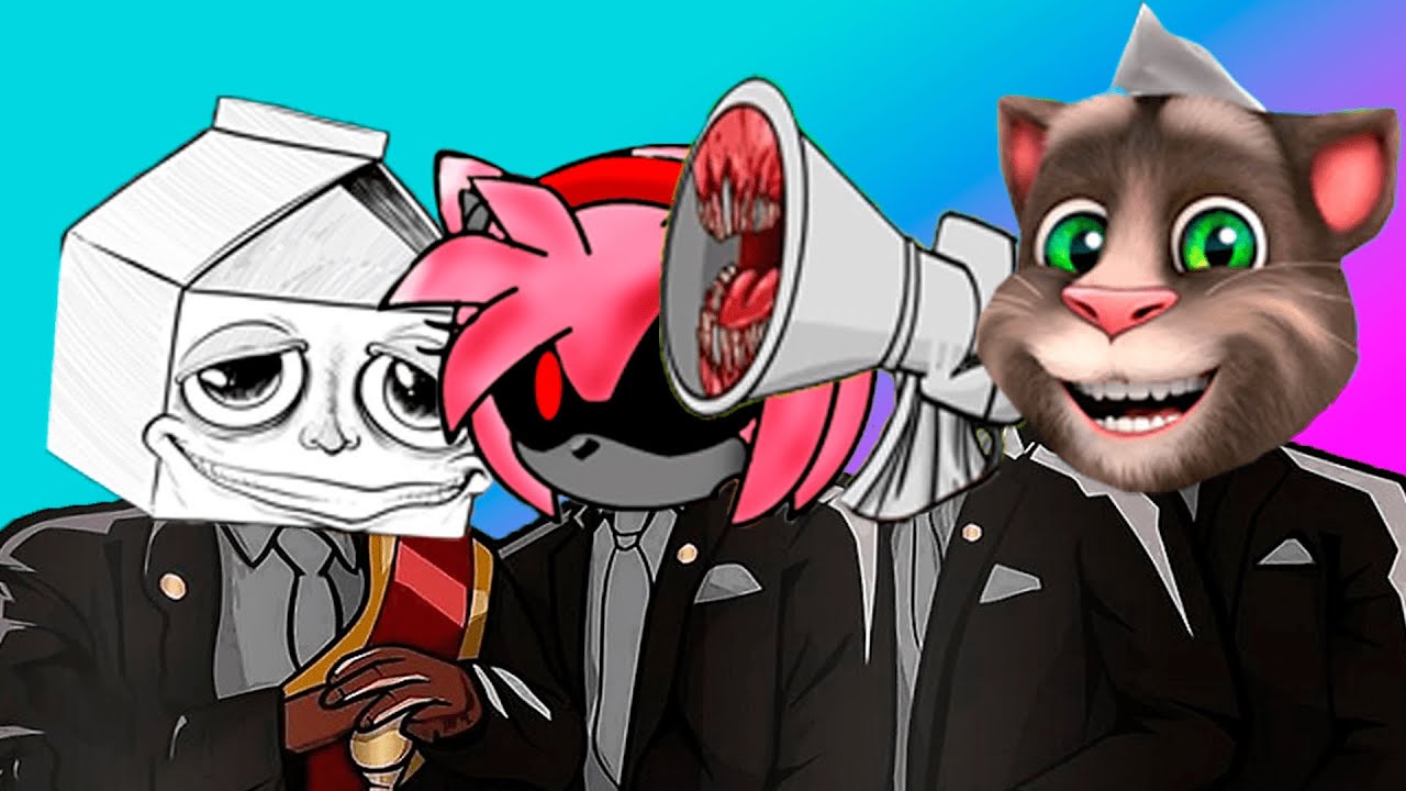 Milkhead VS Cursed Amy VS Mother Megahorn VS Talking Tom - Coffin Dance ...