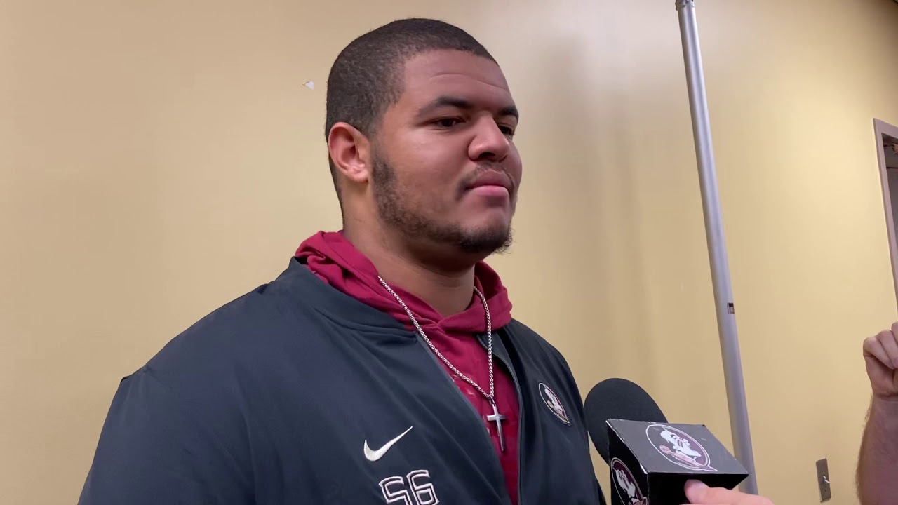 FSU OT Ryan Roberts on injuries upfront, facing Florida and being ...