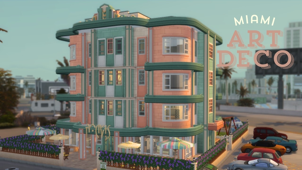Prédio Art Déco || The Sims 4: Speed Build - YouTube