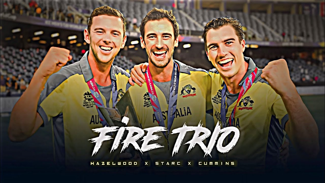FT. Hazelwood x Starc x Cummins - Fire Trio Edit 🔥 || Pagol Edit ...