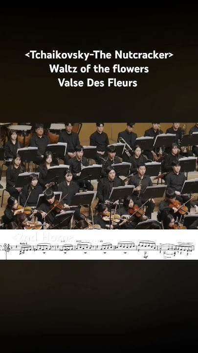 Tchaikovsky-The nutcracker, waltz of the flowers Horn Partㅣ차이코프스키 호두까기 인형-꽃의 왈츠 호른 - YouTube
