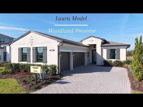The Laura Model Home at Woodland Preserve