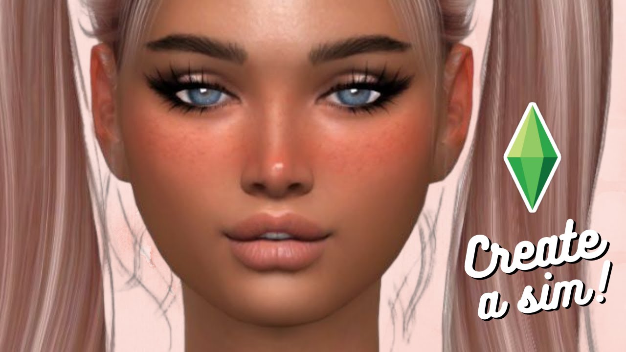 CREATE A SIM 🌼 THE SIMS 4 CAS 🌳 MAKING A REALISTIC SIMS IN THE SIMS 4 🌈 ...