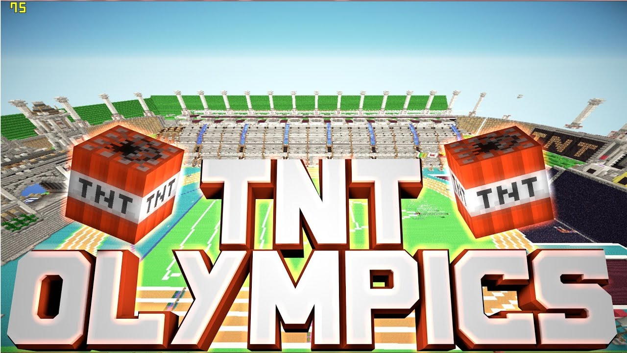 Minecraft PE MiniGame TnT Olympics [DOWNLOAD] - YouTube