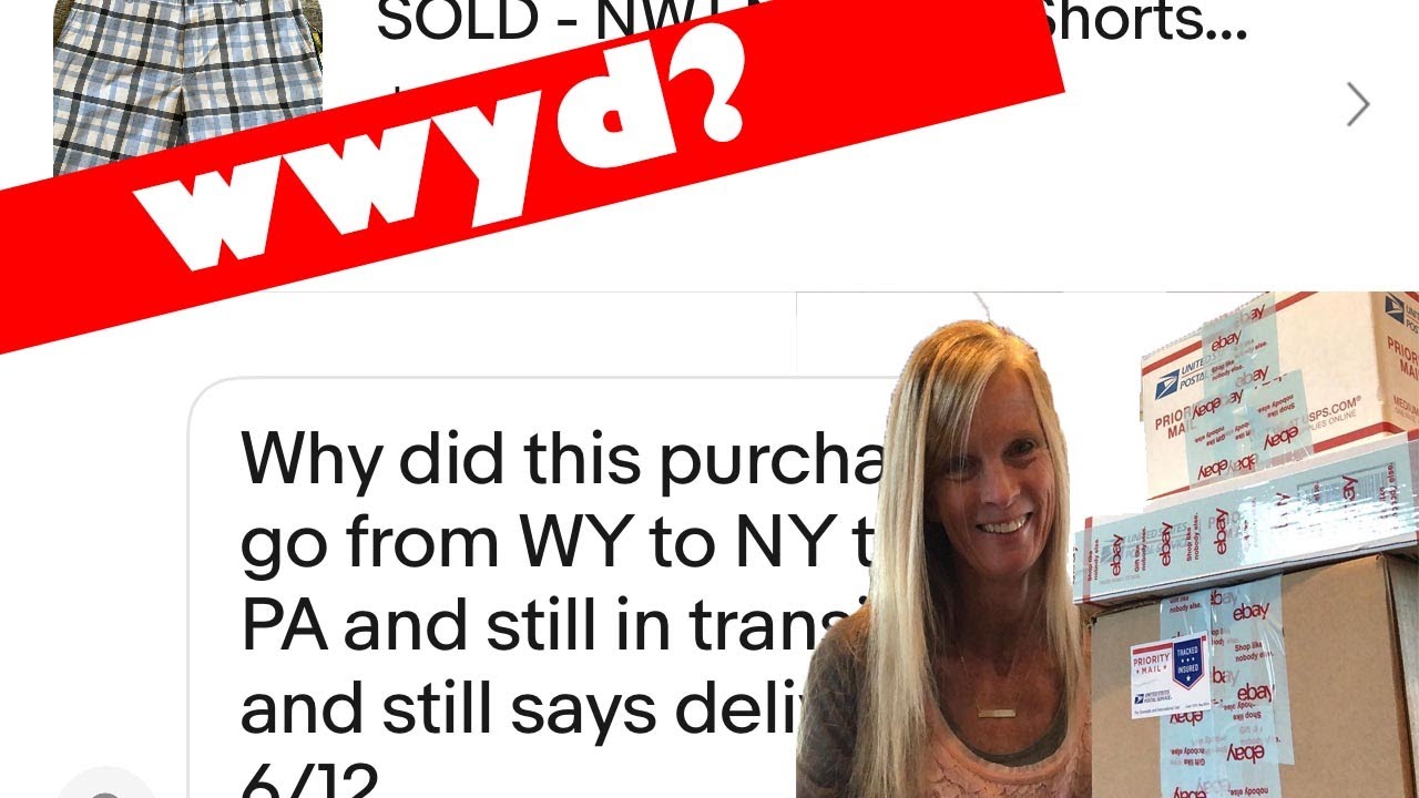 eBay buyer questions USPS tracking info #postal ‎📬 What would you do? # ...
