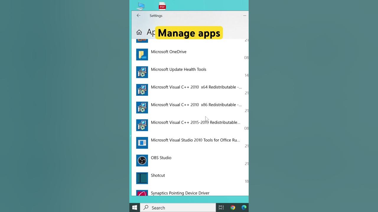 Apps And Feature 😇 How To Uninstalled A Program Shortvideo Computer Viral Window