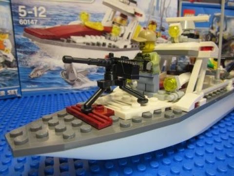 Лего катер. Лего 60147. Катер выживальщиков. Fishing Boat. - YouTube