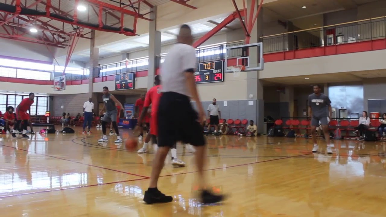 Gerald Jackson Jr. (Red#1) 2019 Vegas Pro Basketball Showcase ...